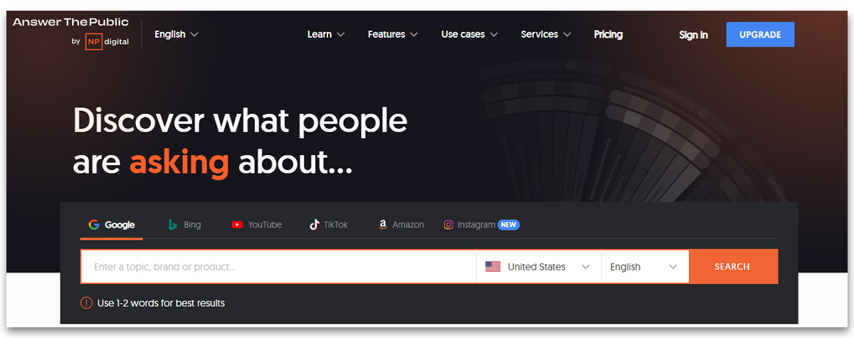 AnswerthePublic: A Powerful Tool to Drive Organic Traffic